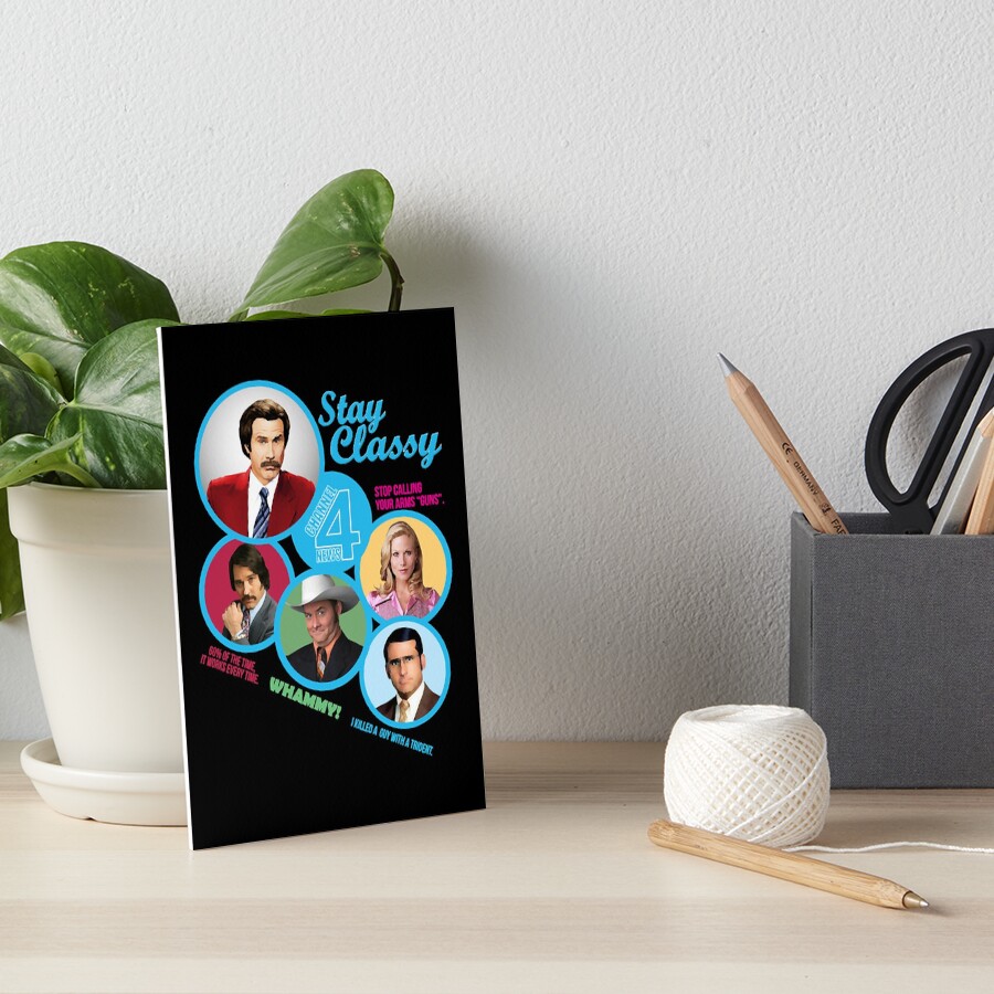 "Anchorman Channel 4 News Team " Art Board Print for Sale by ...