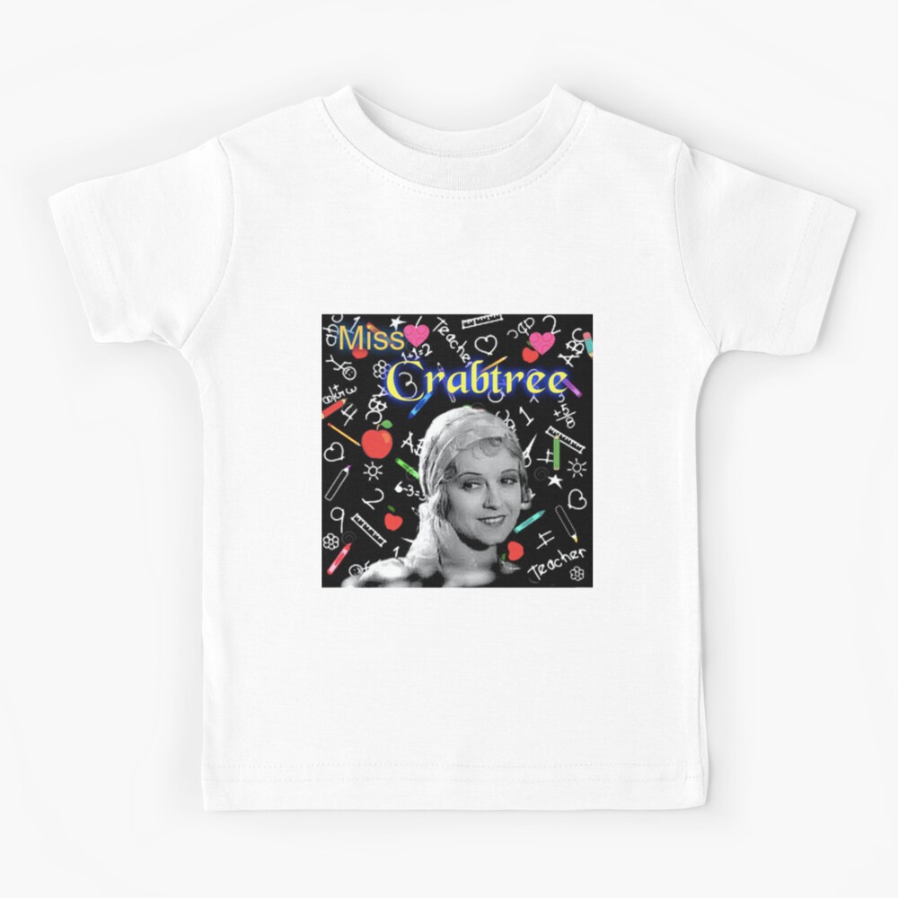 "miss crabtree little rascals our gang " Kids T-Shirt for Sale by ...