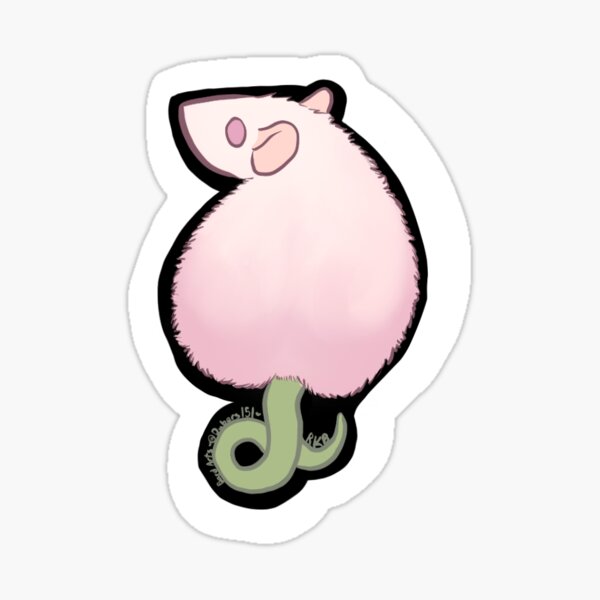 "Peach Rat" Sticker for Sale by Dubers151 | Redbubble