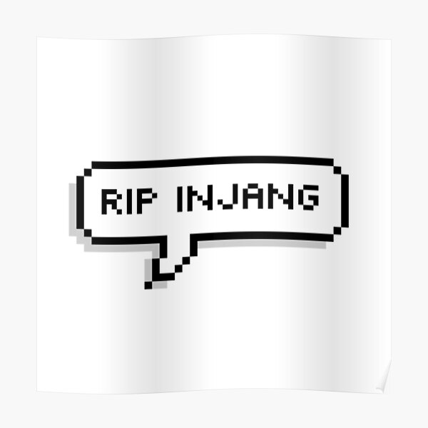 "ENHYPEN Rip Injang Pixel Speech Bubble" Poster by Jewelsm13 | Redbubble