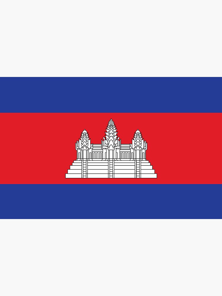 "Cambodia" Sticker for Sale by wickedcartoons | Redbubble