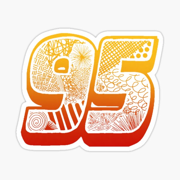"lightning mcqueen 95 zentangle" Sticker for Sale by DobbinsStore ...