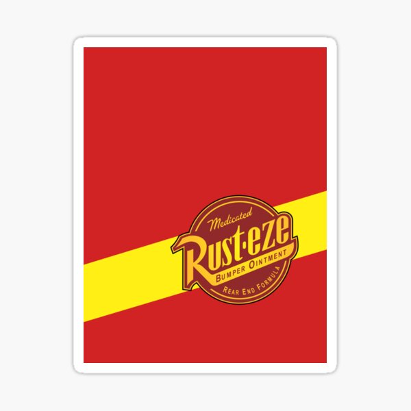 Rust-eze Logo From Disney Pixar Cars Movie Fully Embroidered | atelier ...