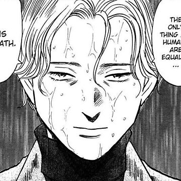 "johan liebert sticker" Sticker for Sale by momaloli | Redbubble