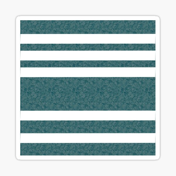 "Textured Classic Stripes Emerald" Sticker for Sale by EinsteinJupiter ...