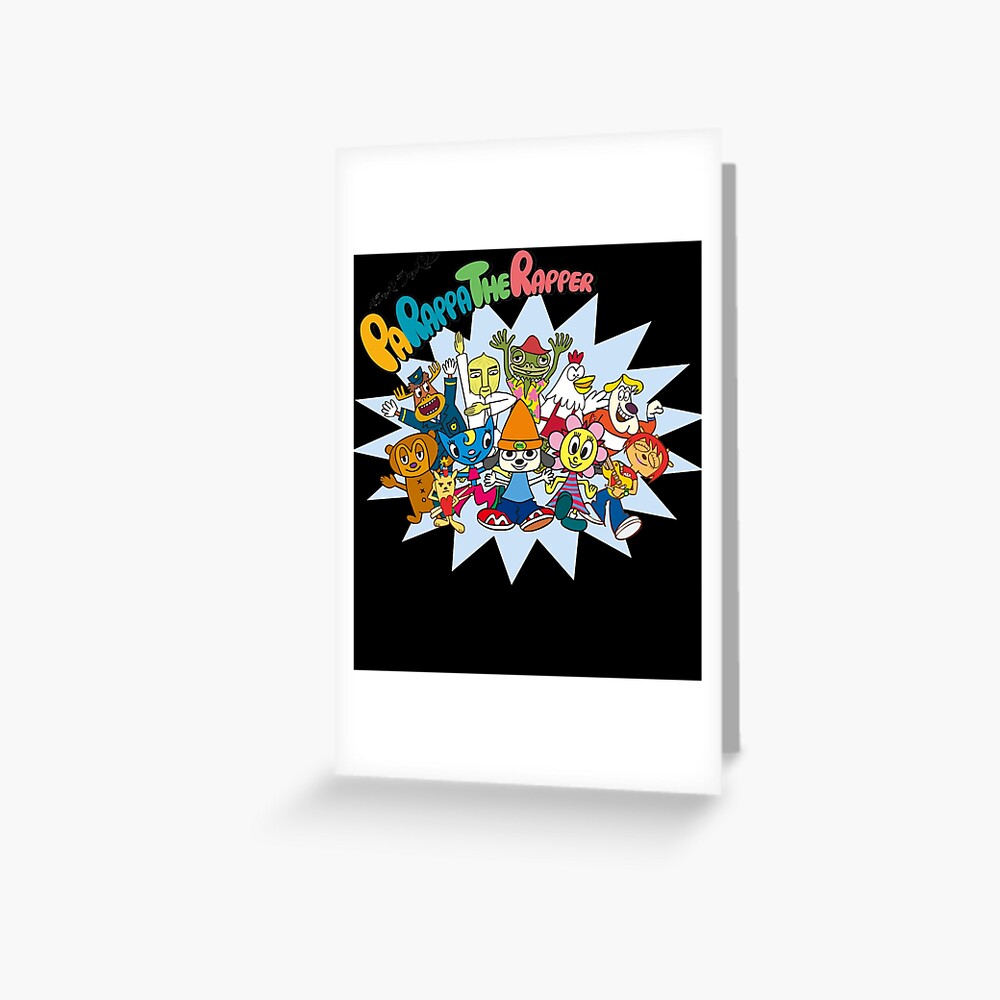 "Japanese Parappa the Rapper classic design" Greeting Card for Sale by ...