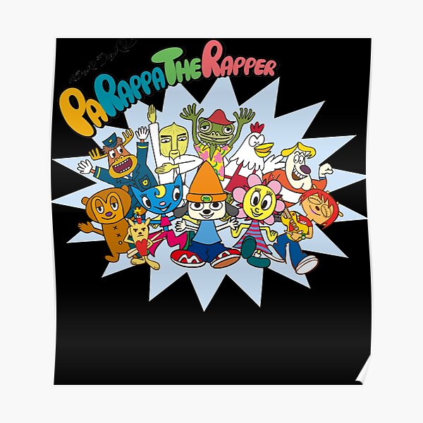 "Japanese Parappa the Rapper classic design" Poster for Sale by ...