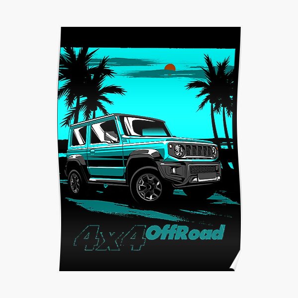 "Suzuki Jimny 4x4 " Poster by ydinlosier | Redbubble