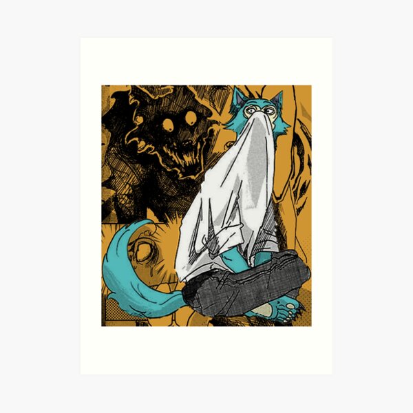 Impression artistique « Beastars legoshi fanart bandes dessinées manga ...