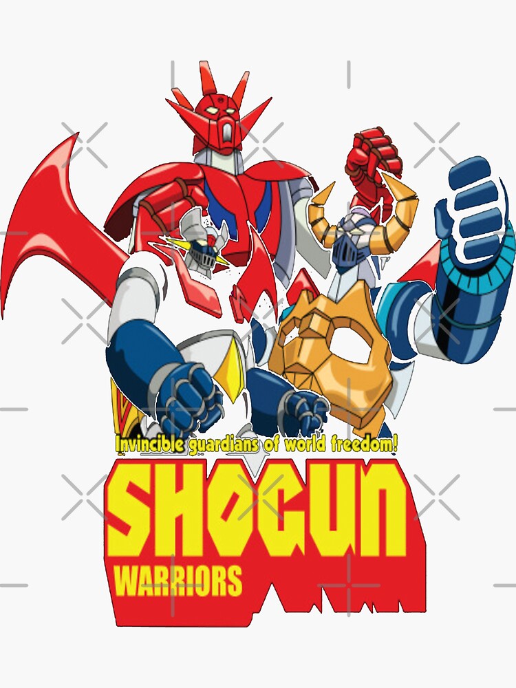 "Shogun Warriors " Sticker for Sale by A Little Bit of Everything ...
