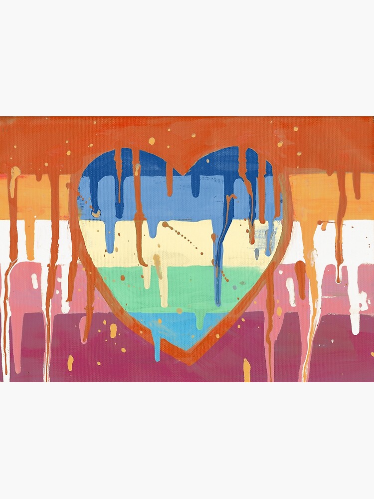 "Lesbian & Soft Butch: Painted Pride Flag" Poster for Sale by Lewin ...