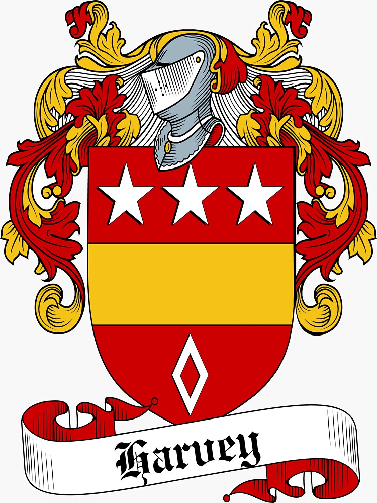"Harvey " Sticker for Sale by HaroldHeraldry | Redbubble