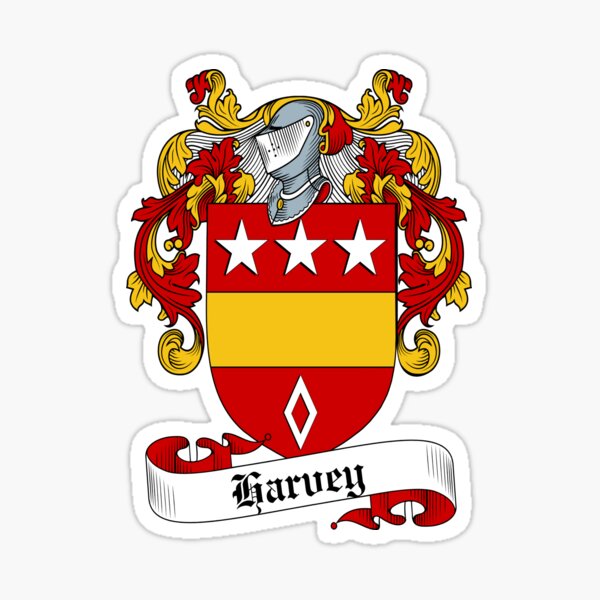 "Harvey " Sticker for Sale by HaroldHeraldry | Redbubble