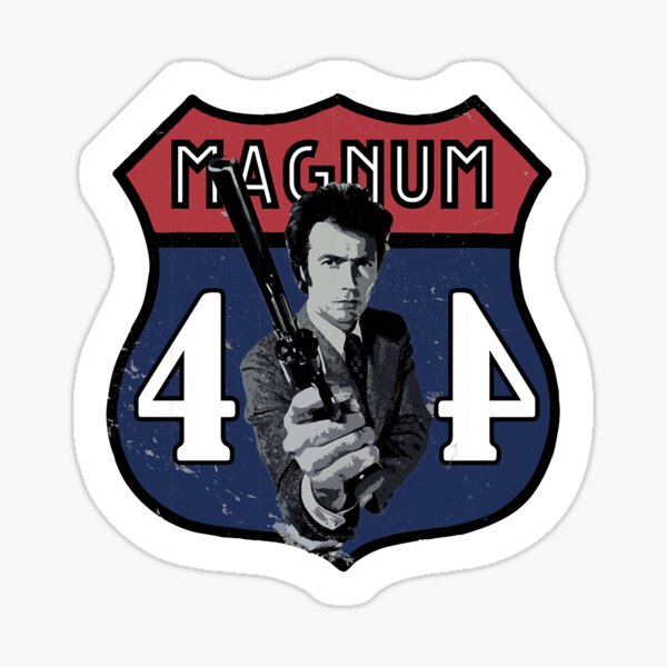 "44 Magnum logo" Sticker for Sale by FigueroaChristi | Redbubble