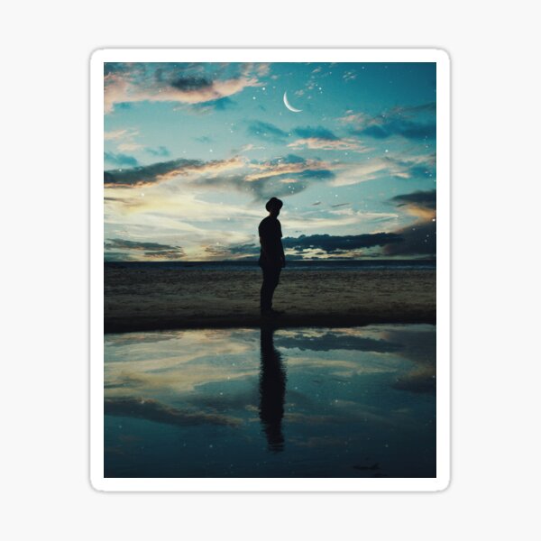 "Alone design" Sticker for Sale by Madmataa | Redbubble