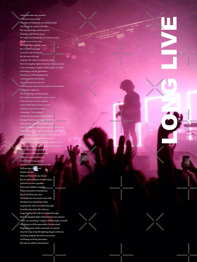 "Long Live Taylor Swift Poster" Poster for Sale by MaddieGuyton | Redbubble