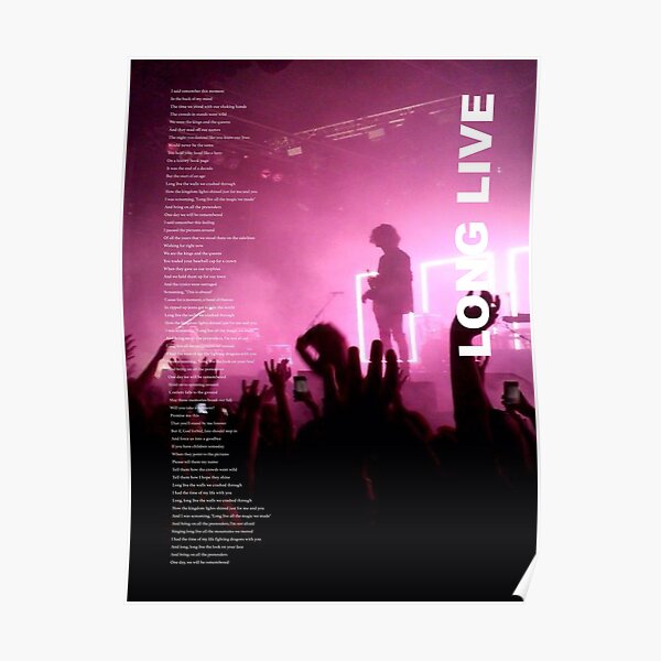 "Long Live Taylor Swift Poster" Poster for Sale by MaddieGuyton | Redbubble