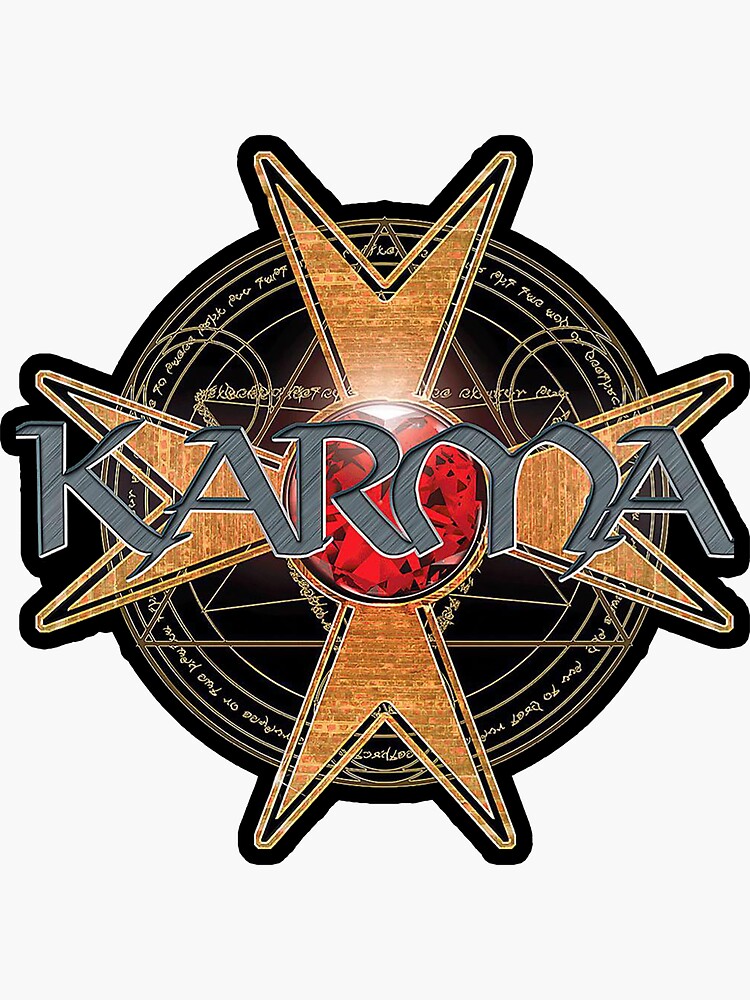 "karma star circle" Sticker for Sale by Rumblew | Redbubble