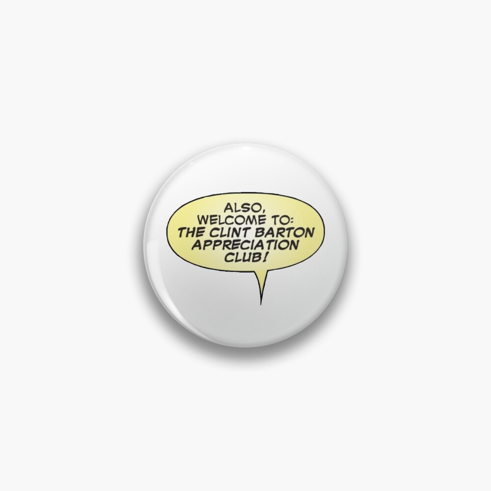 "clint barton appreciation club" Sticker for Sale by vivvision | Redbubble