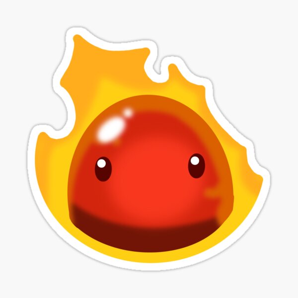 "Slime Rancher: Fire Slime" Sticker for Sale by Doodlebug9808 | Redbubble