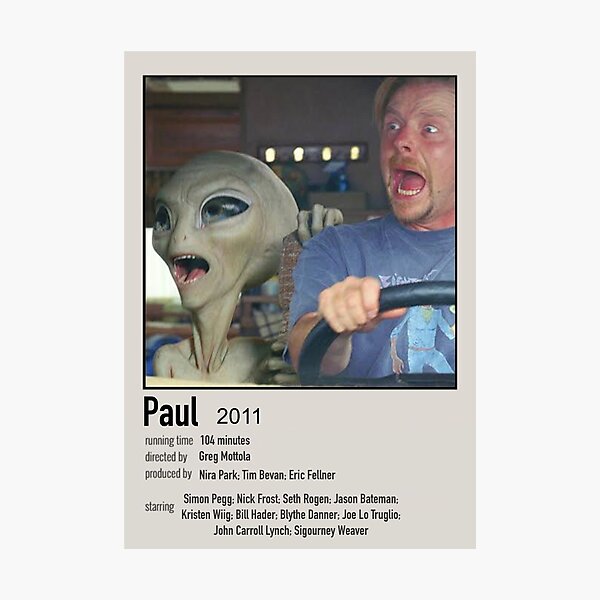 "Paul Vintage Movie Poster " Photographic Print by Anotherfilmfan ...