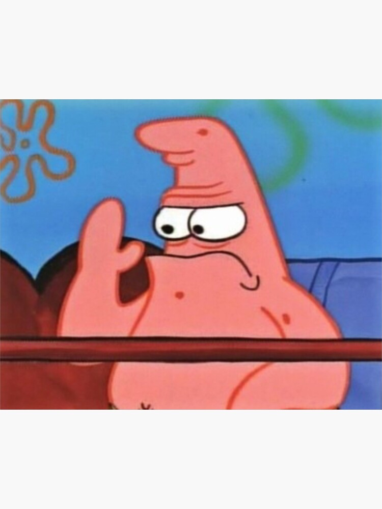 "Mad Patrick" Sticker for Sale by Swag-N-Stuff | Redbubble