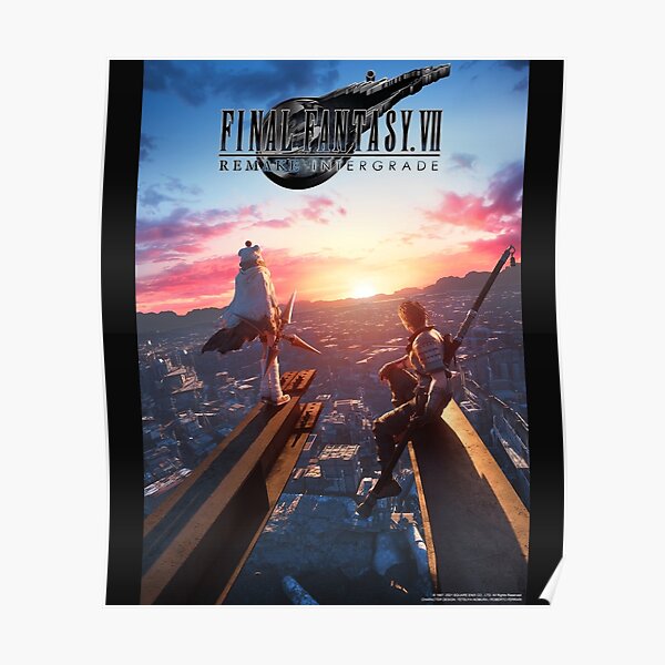 "Final Fantasy VII Remake Intergrade Poster" Poster by biggest19 ...