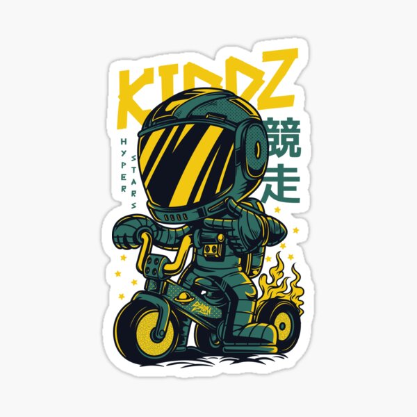 "Bike Rider" Sticker for Sale by DeeHearts | Redbubble