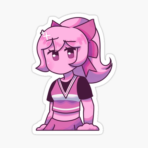 "Monika Sticker " Sticker for Sale by KitunShop | Redbubble