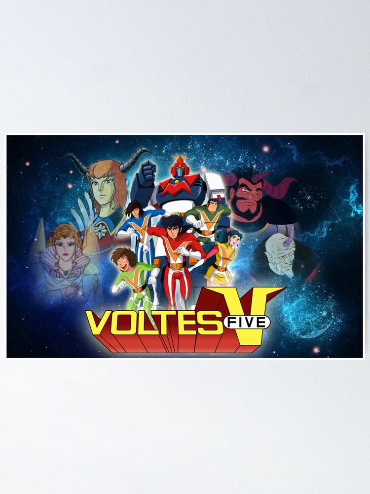 "Voltes V poster" Poster for Sale by psychoticmob | Redbubble