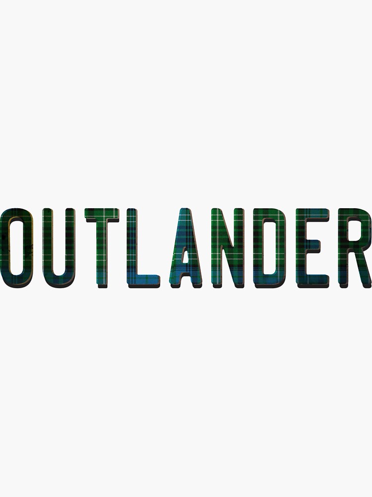 "OUTLANDER" Sticker for Sale by TeeAcademy | Redbubble