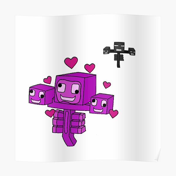 Minecraft Wither Posters | Redbubble