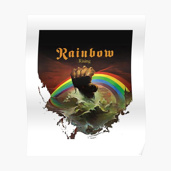 "Rainbowư Rising Rockc Band" Poster for Sale by anettefong597 | Redbubble