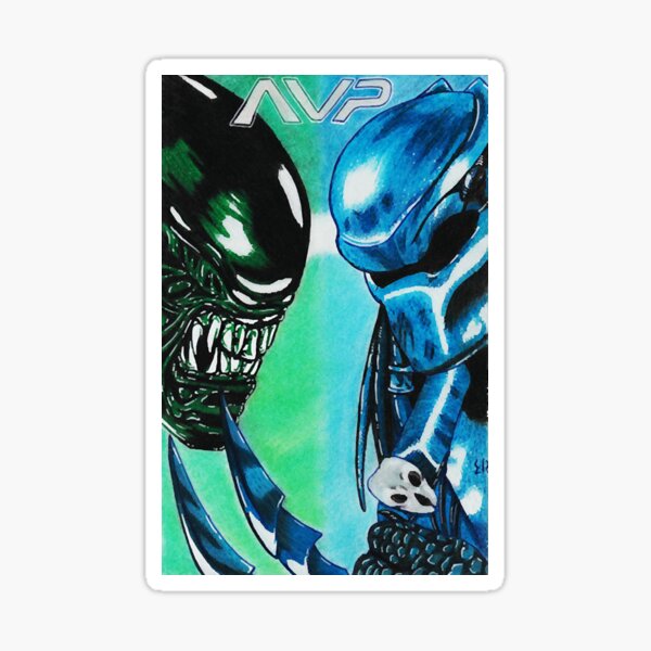 "AVP " Sticker for Sale by melchiorre | Redbubble