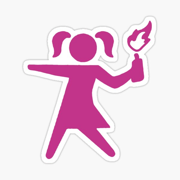 "Female Streetfighter; TFIF;" Sticker for Sale by StickerApe | Redbubble