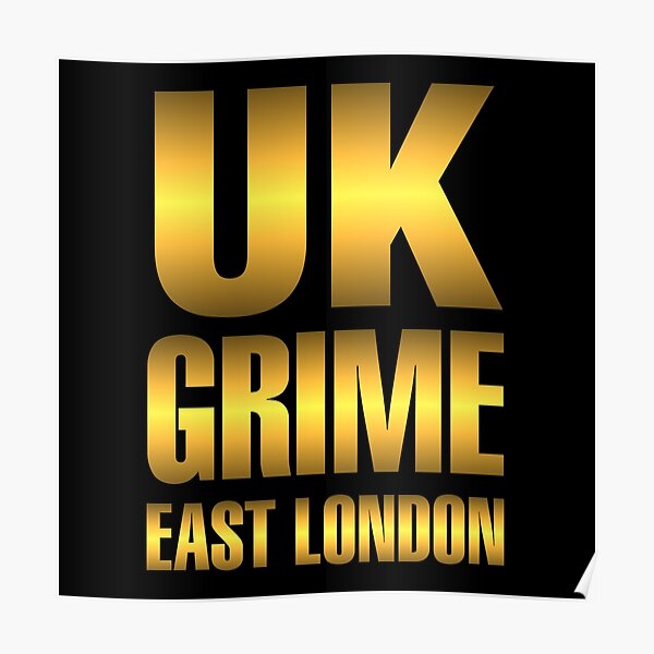 "Golden UK grime" Poster by shviala | Redbubble