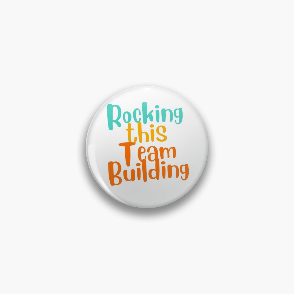 "Rocking this Team Building" Sticker for Sale by Buildteam | Redbubble