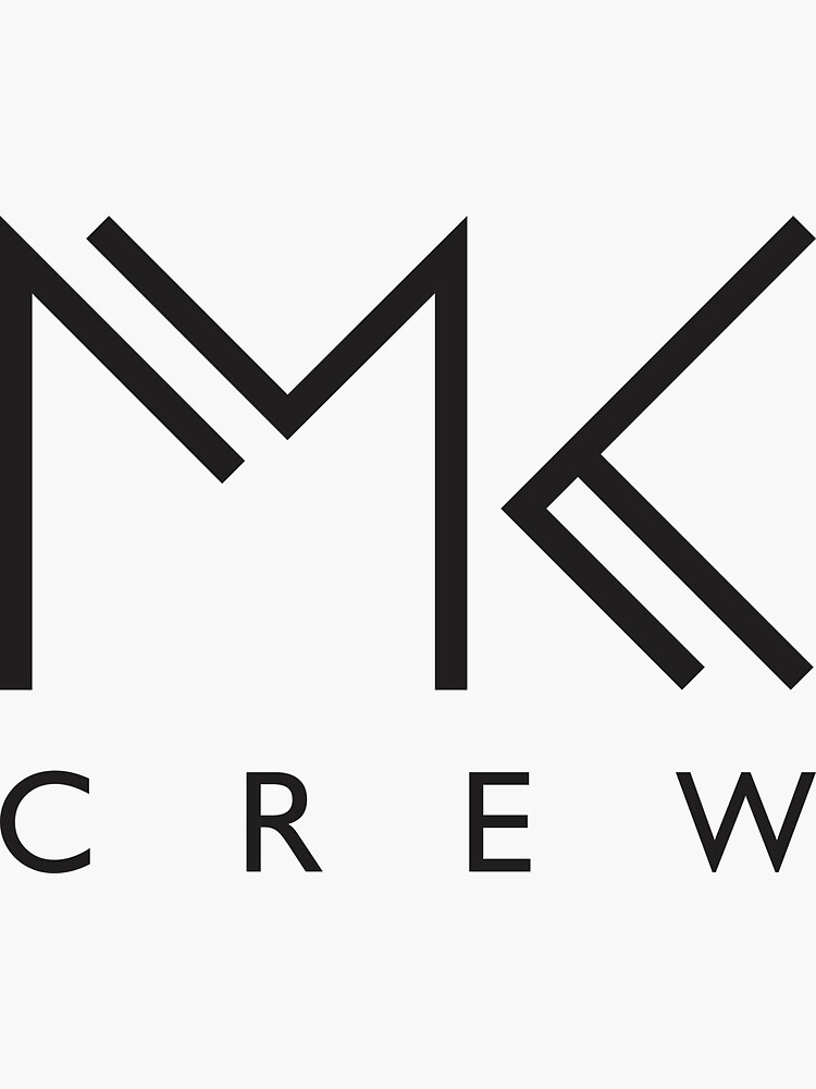 "MK Crew" Sticker by MinimalExpert | Redbubble