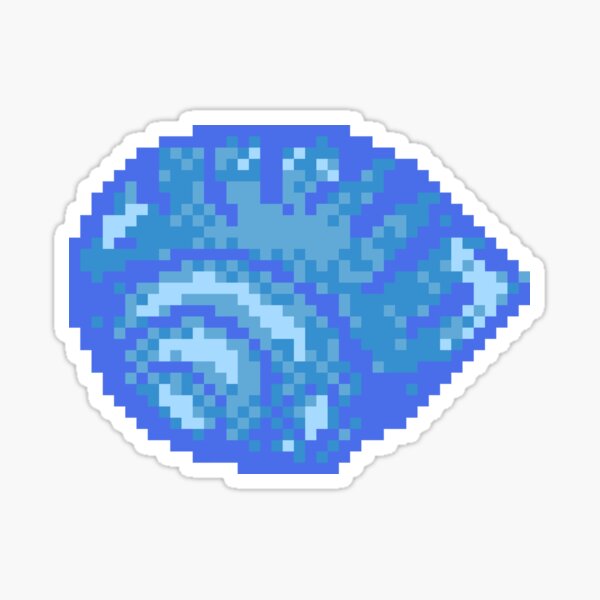 Pegatina «Pixel Art Cute Seashell» de TakoyakiTech | Redbubble