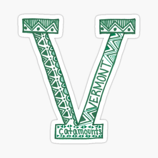 "UVM" Sticker for Sale by marpenn | Redbubble