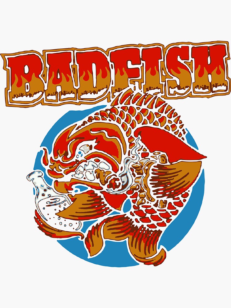 "It's A Badfish" Sticker for Sale by SDGray | Redbubble