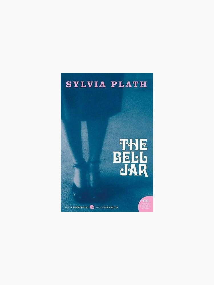 "the bell jar - sylvia plath book cover" Sticker for Sale by ...