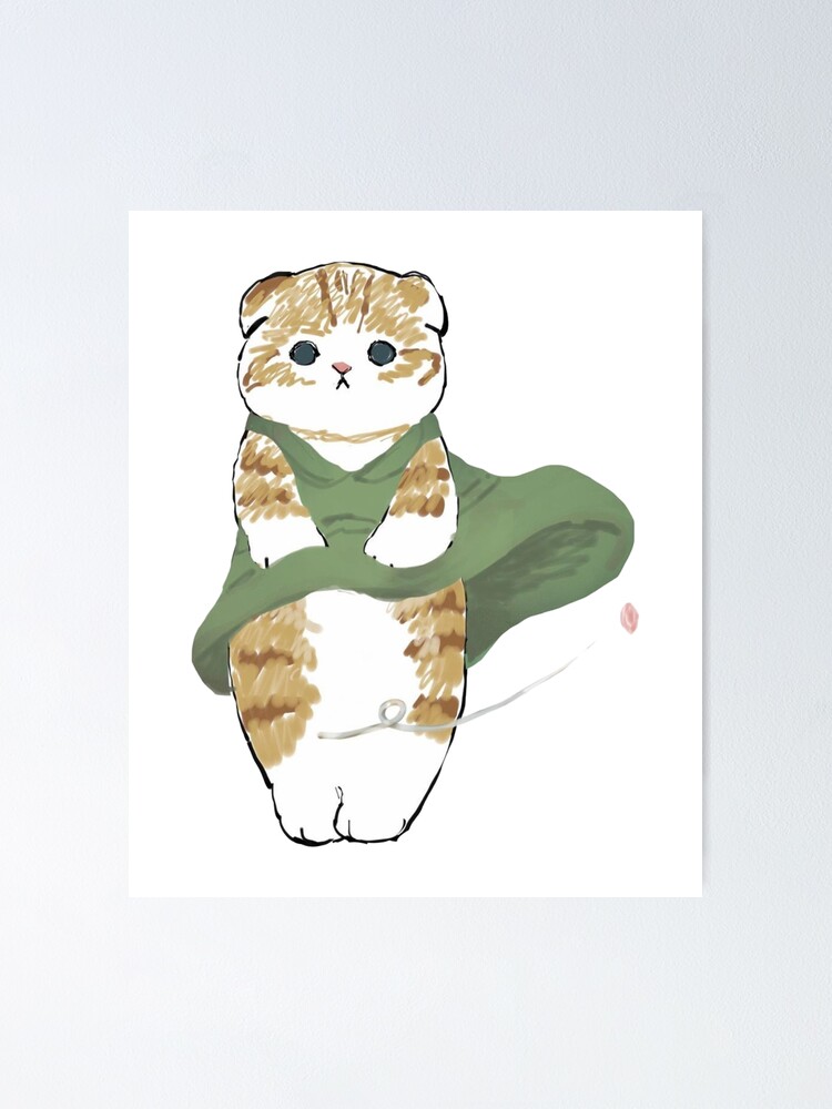 "Mofu Sand cartoon tshirt - mofu sand kawaii Sticker" Poster for Sale ...