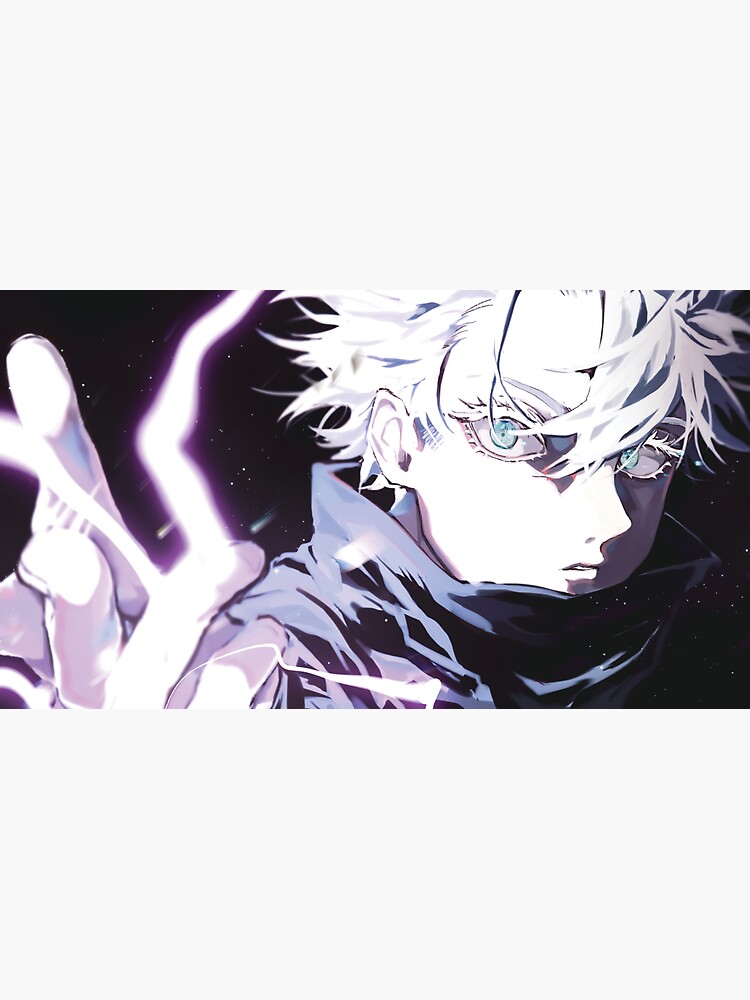 "Anime Satoru Gojo Horizontal Fan Art, Jujutsu Kaisen Fan Art Poster ...