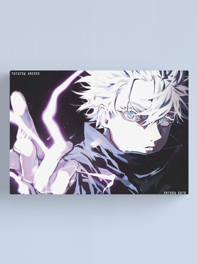 "Anime Satoru Gojo Horizontal Fan Art, Jujutsu Kaisen Fan Art Poster ...