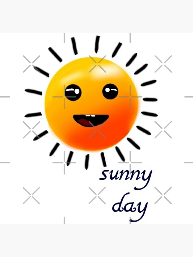 "Sunny day sticker" Sticker for Sale by Raimascreation | Redbubble