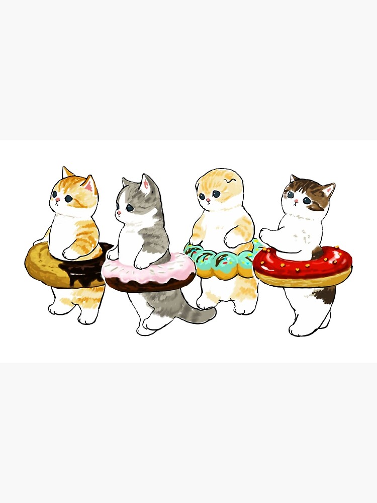 " Mofu Sand kawaii drawings tshirt- mofu cat drawing sticker" Poster ...