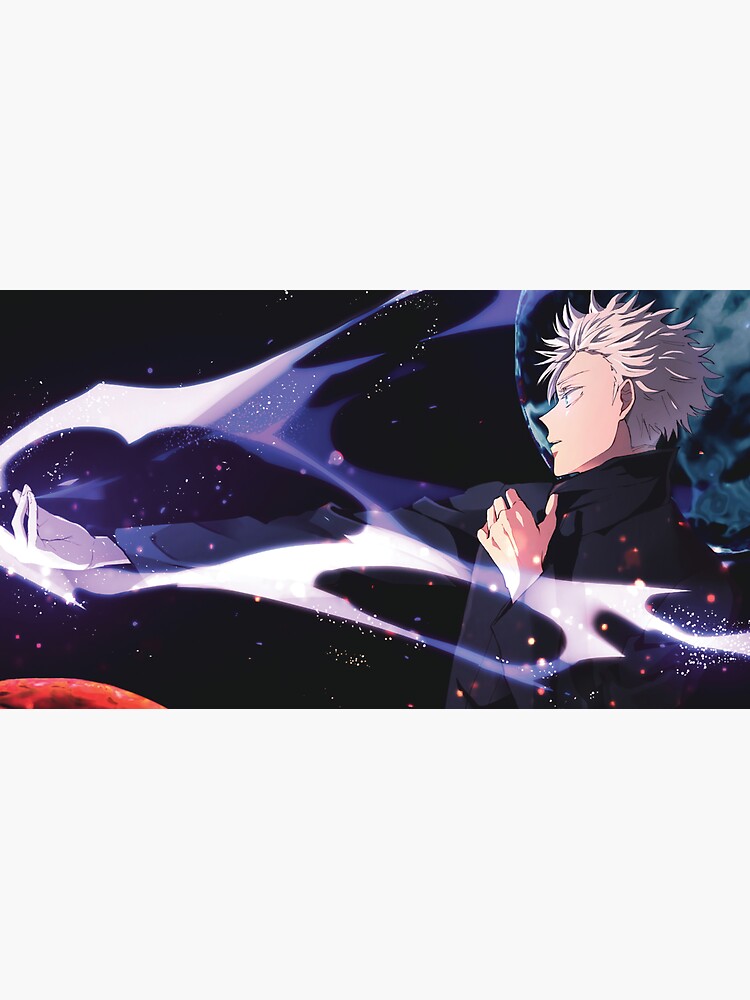 "Anime Satoru Gojo Horizontal Fan Art, Jujutsu Kaisen Fan Art Poster ...