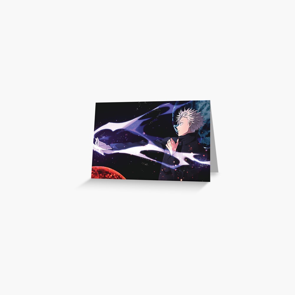 "Anime Satoru Gojo Horizontal Fan Art, Jujutsu Kaisen Fan Art Poster ...