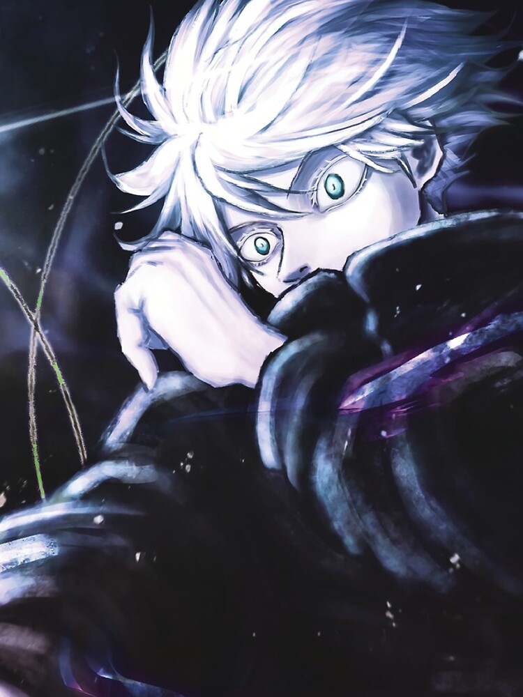 "Anime Satoru Gojo Horizontal Fan Art, Jujutsu Kaisen Fan Art Poster ...